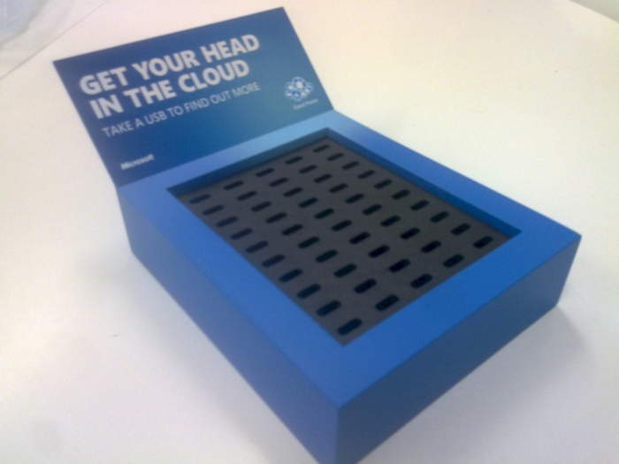 Microsoft USB Flashdrive Display | Product Display